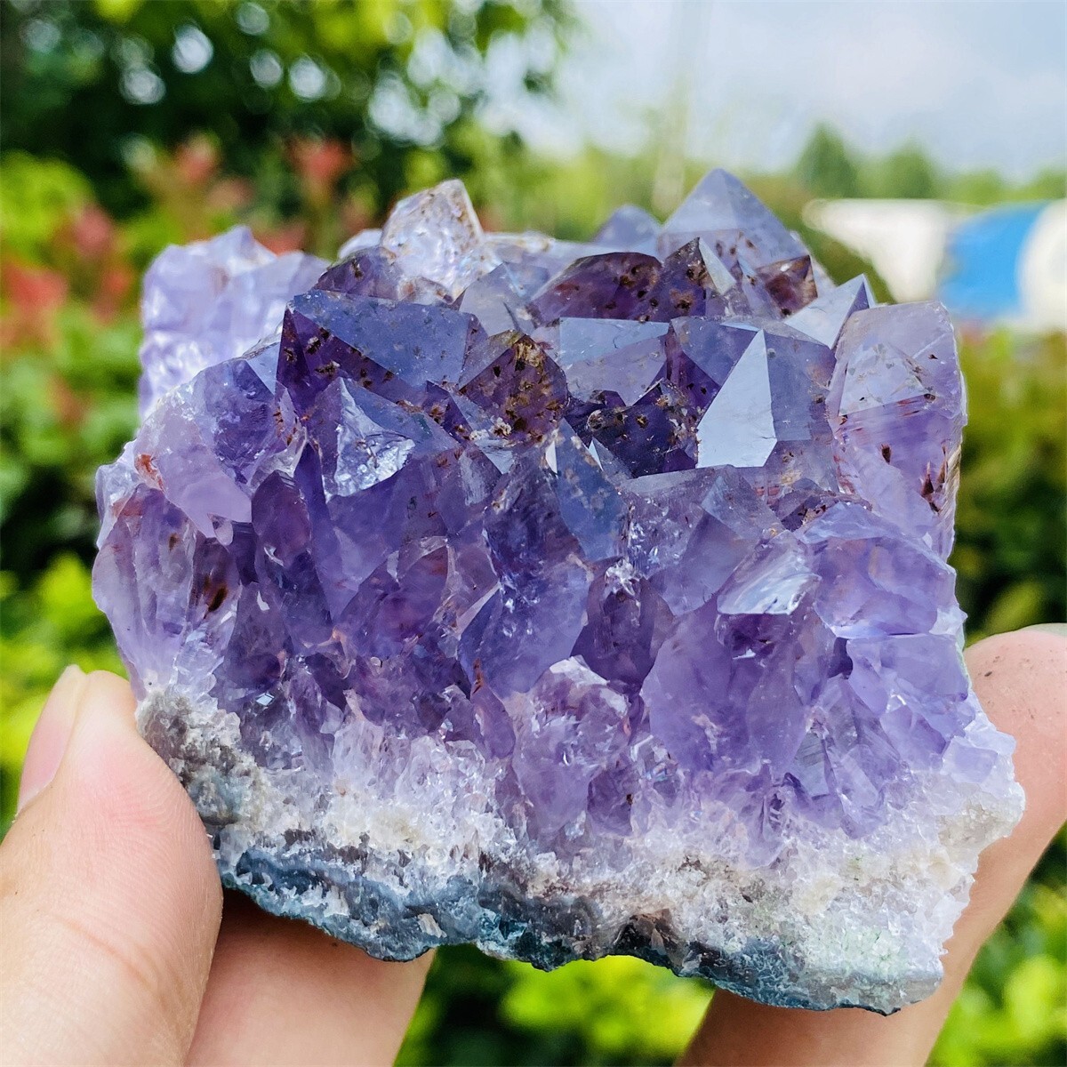 Purple Mineral Rocks