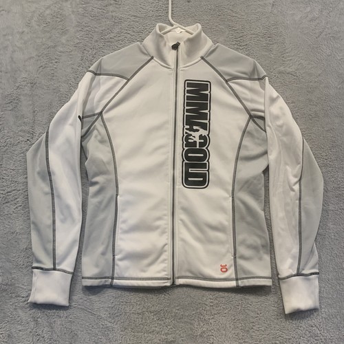 JACO MMA Jacket Womens Medium Track Training Grappling Zip White ...