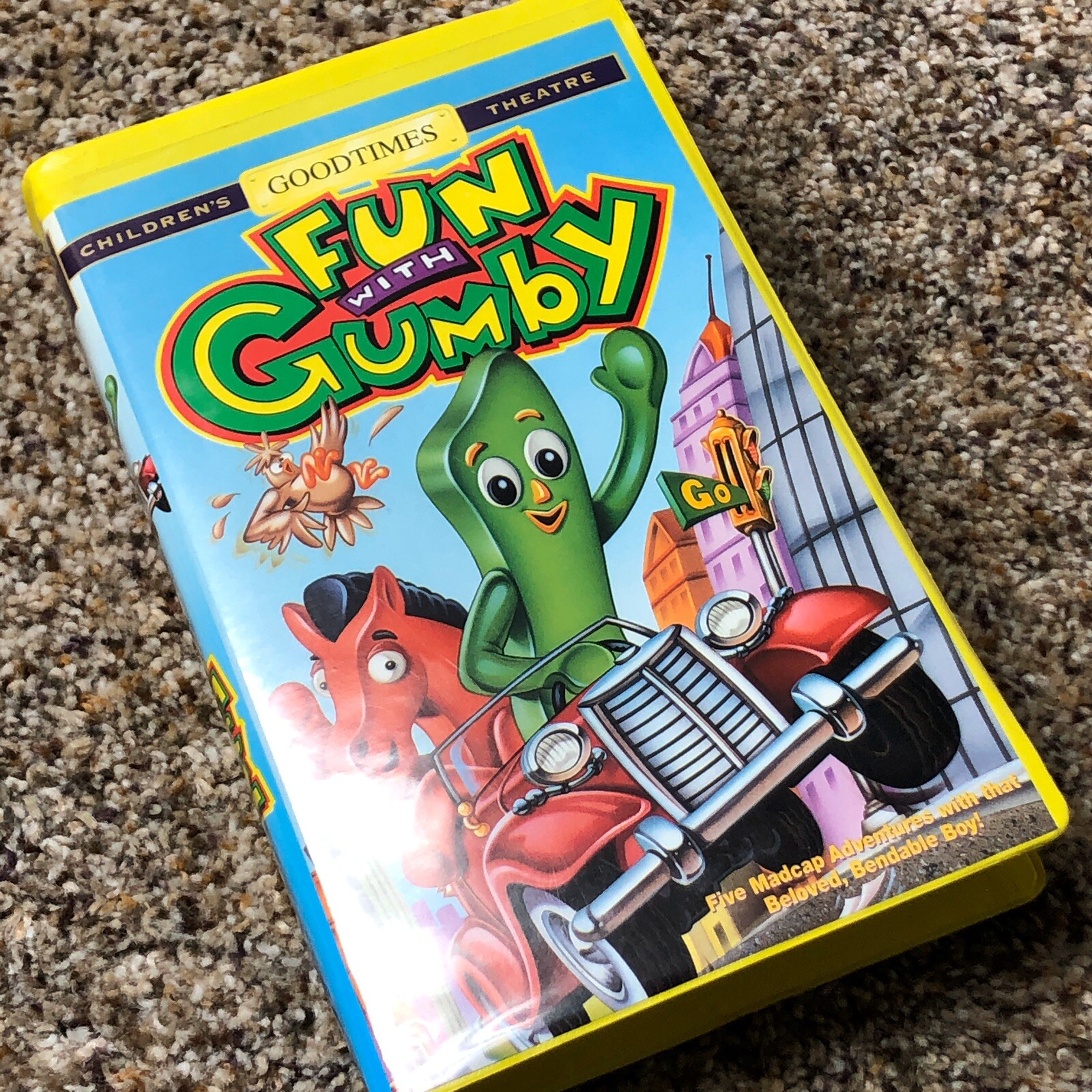 Fun with Gumby VHS 1994 Yellow Clam Shell Case | eBay UK