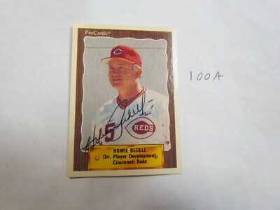 1990 ProCards Howie Bedell Autographed Signed Baseball Card | eBay