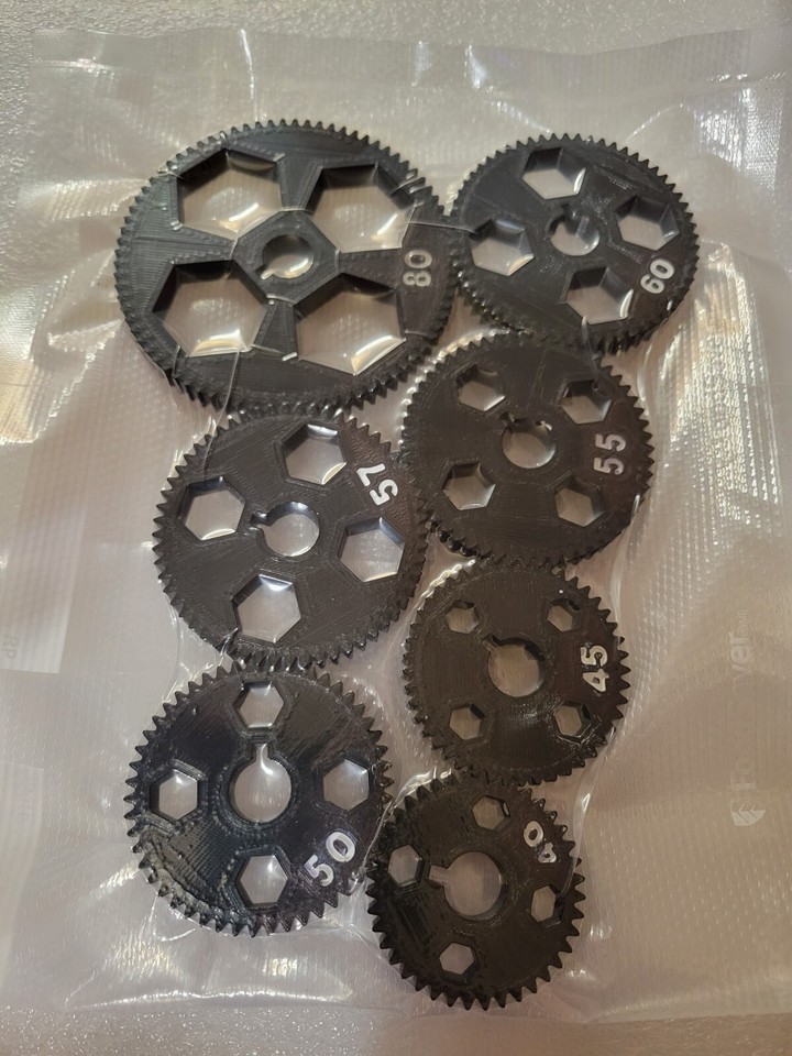 Set of 7 lathe change gears for Harbor Freight metal mini lathe. | eBay