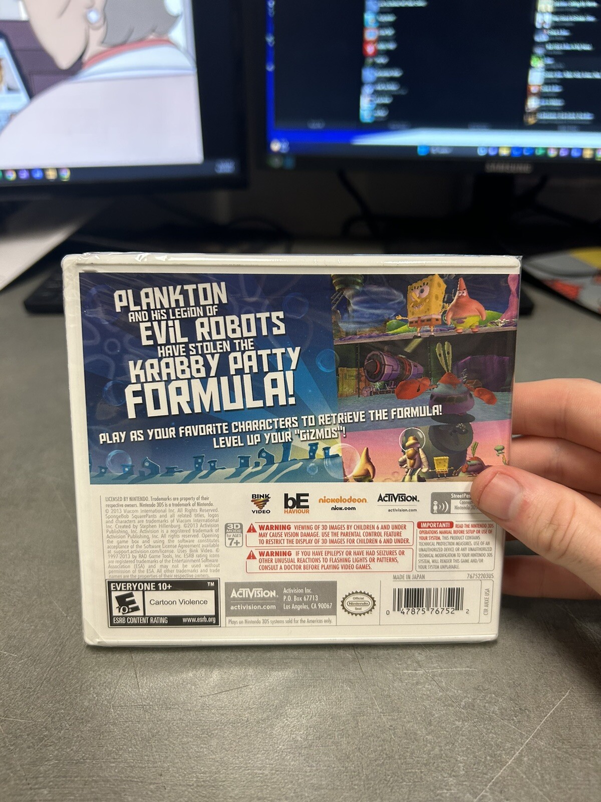 SpongeBob SquarePants: Plankton's Robotic Revenge (Nintendo 3DS, 2013 ...