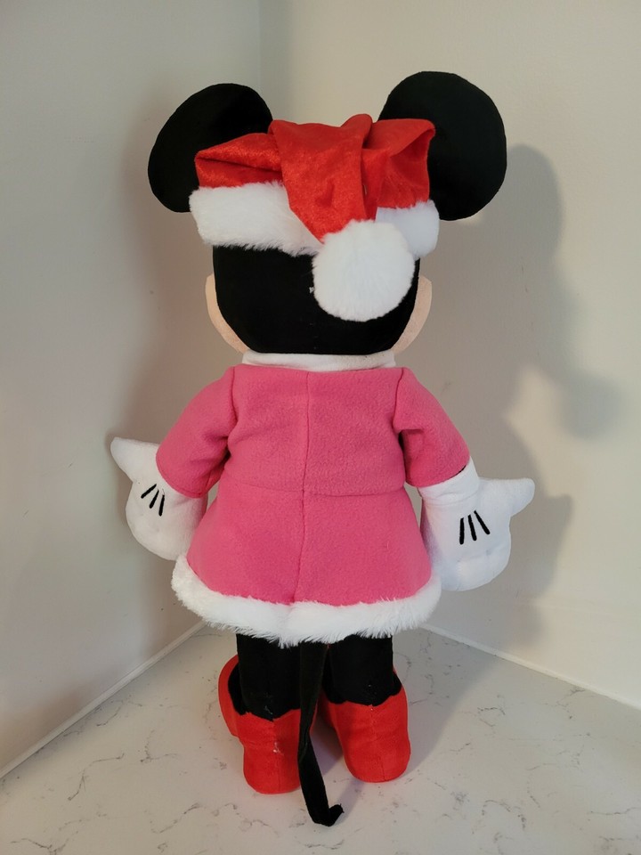 Disney 22" Minnie Mouse Standing Holiday Plush Toy | eBay
