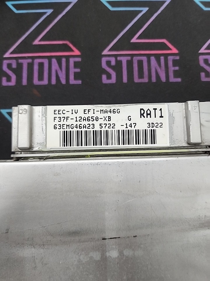 F37F-12A650-XB 1993 Ford Ranger AT 3.0L 4X4 Engine Computer Module ECM ...