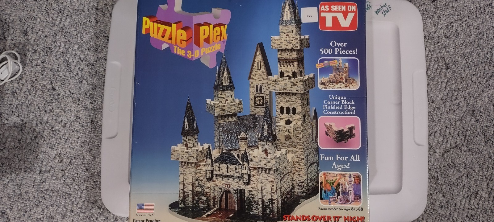 Camelot Castle Puzzle Plex 3-D Jigsaw Puzzle 500 pieces vintage 1993 Old World | eBay