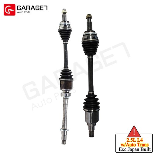 For 2010 2011 Toyota Camry 2.5L Automatic Trans Only Front Pair CV Axle ...