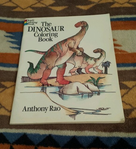 Vintage The Dinosaur Coloring Book by Dover 1980 New Never used Rao | eBay