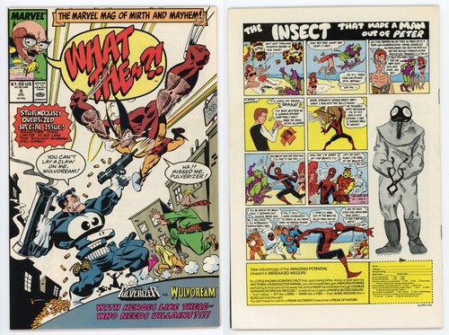 What The -- ?! #5 (NM 9.4) Punisher Wolverine Parodies Pulverizer 1989 ...