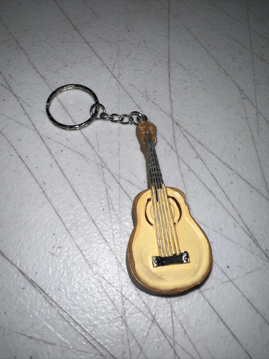 Acoustic Guitar Keychain
