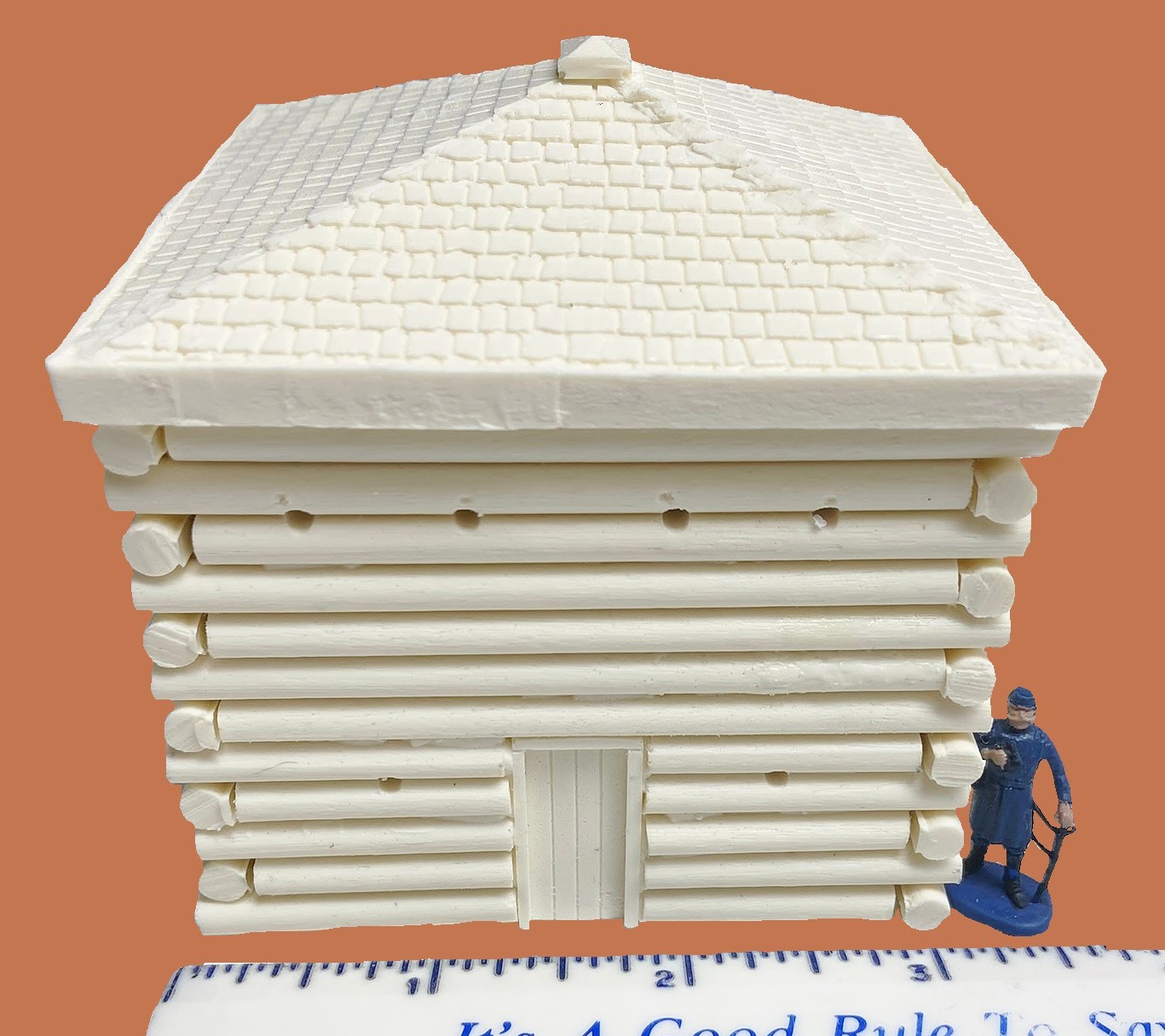 1/72 scale Frontier Fort Block House French/Indian AWI Wild West ...