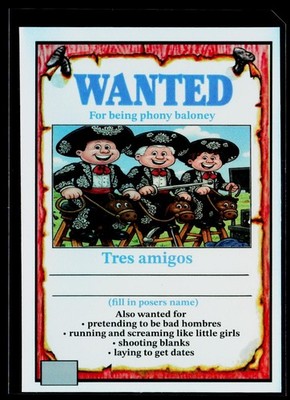Mad Scientist 40K GPK Spoof ~ STICKER CHASE HOLO ~ Three Amigos | eBay