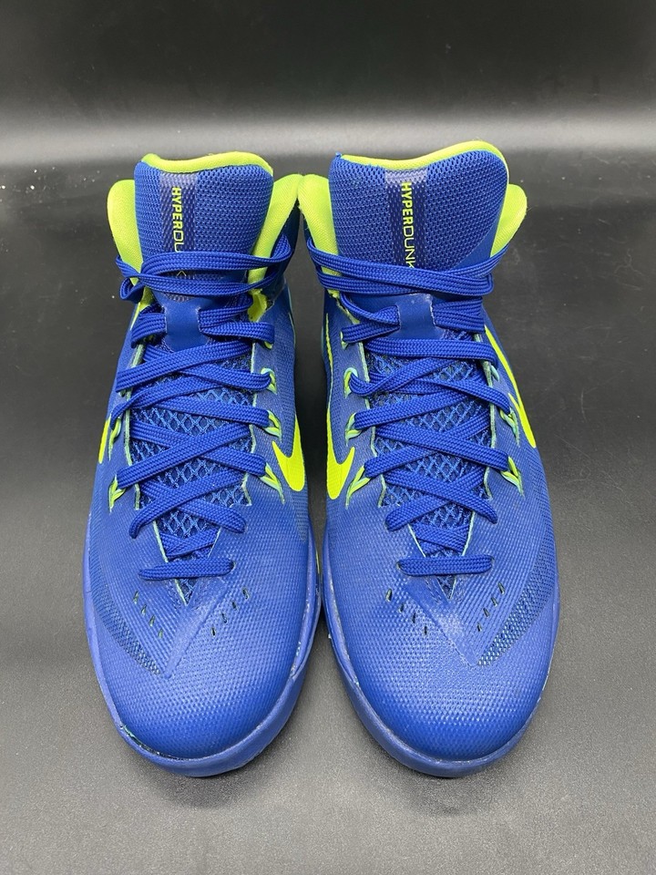 Nike Lunar Hyperdunk 2014 Blue Green Basketball Sneaker Youth Size 7Y ...
