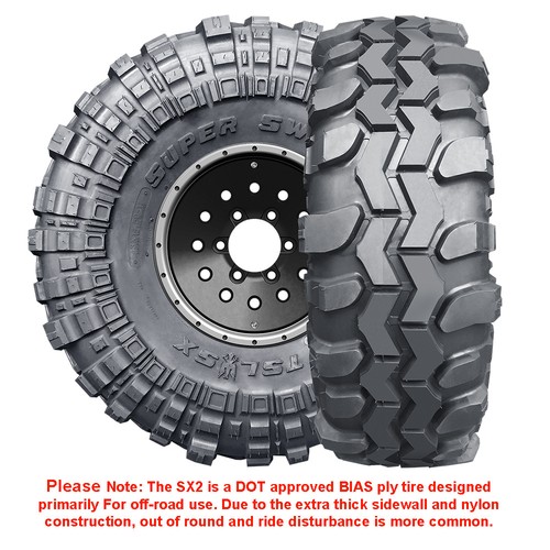 37X12.00X15C SX2 Interco Super Swamper Tires - Single Tire | eBay