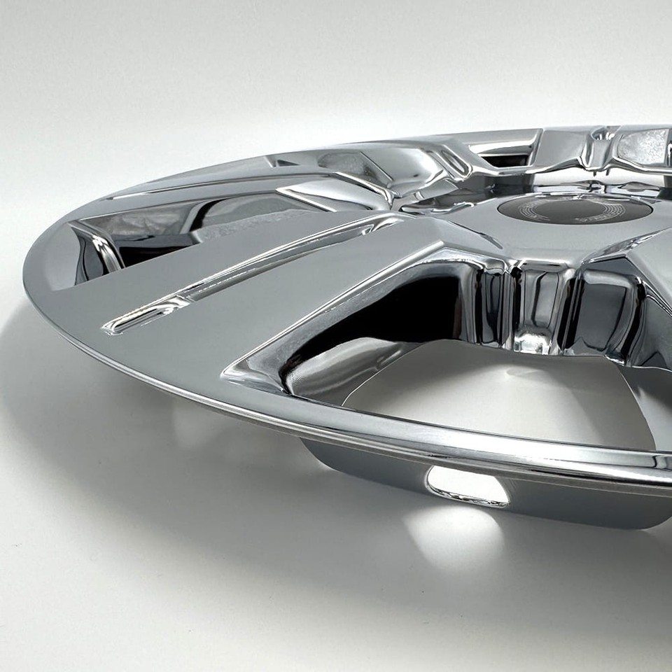 4 CHROME 18" Full Wheel Skins Hub Caps & Center Rim Covers for 2010-16 ...