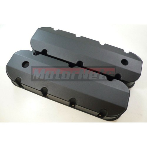 Fabricated Black Aluminum Big Block Chevy BBC Tall Valve Covers 396 427 ...
