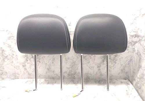 2011-2020 Dodge Journey Active Front Black Leather Headrest Set Pair ...