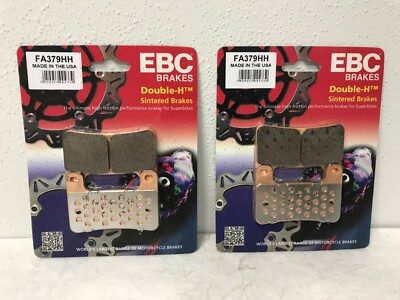 KAWASAKI VERSYS 1000 FRONT BRAKE PADS 2018 TO 2022 EBC FA379HH SINTERED ...