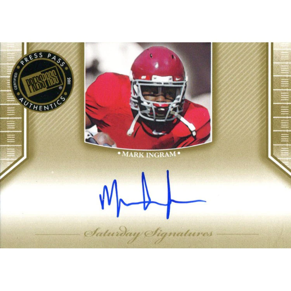 Mark Ingram Autographed 2011 Press Pass Rookie Card | eBay