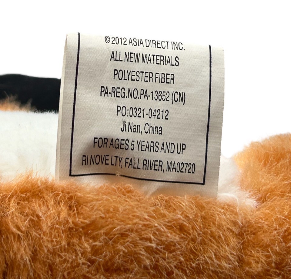 Asia Direct Inc Fox Plush 2012 Tri-Color Stuffed Animal Toy 9” Tall ...