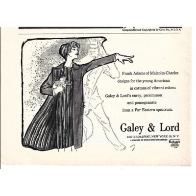 Frank Adams Malcolm Charles Galey and Lord Advertisement 1950s Vintage ...