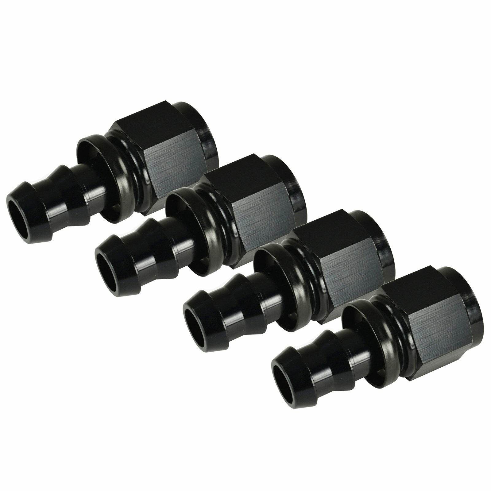 20ft 4/6/8/10/12AN Braided CPE Fuel Oil Line & 10PCS Push Lock Hose ...