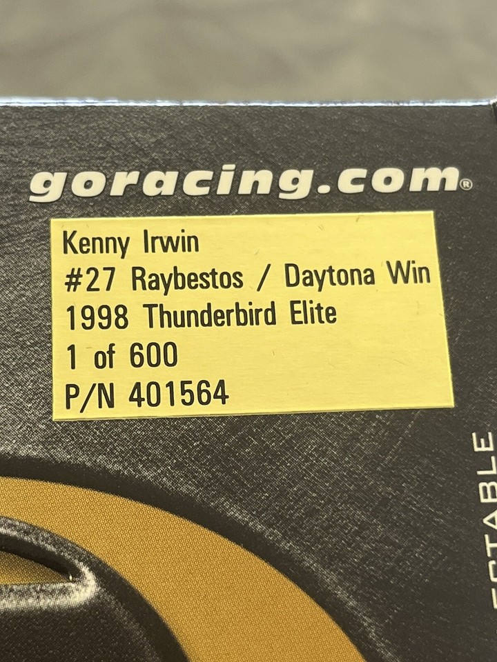 KENNY IRWIN 1997 ELITE #27 DAYTONA WINNER RAYBESTOS FORD 73/600 | eBay