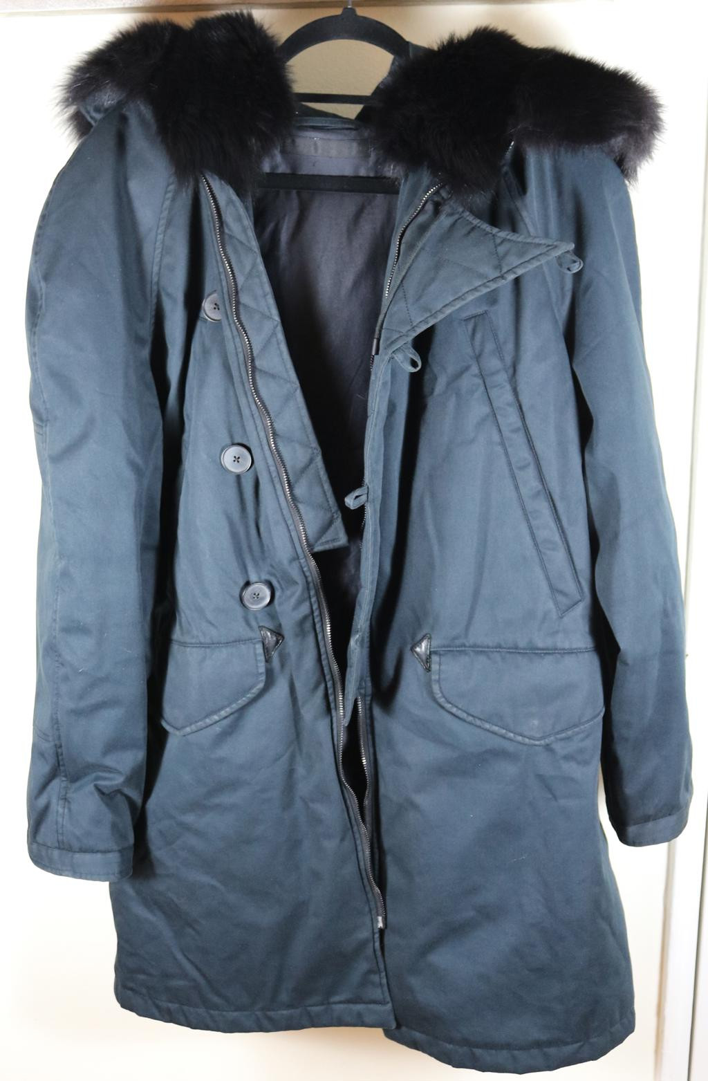 Qasimi Homme Runway Sample Parka Jacket Coat 48 - Gem