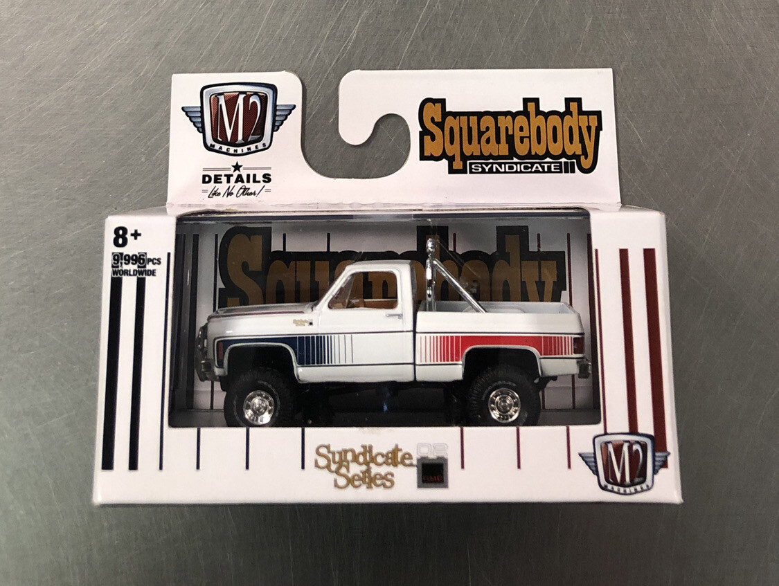 M2 MACHINES “SQUAREBODY SYNDICATE 1976 GMC SIERRA GRANDE 15 M2 MACHINES “SQUAREBODY SYNDICATE 1976 GMC SIERRA GRANDE 15