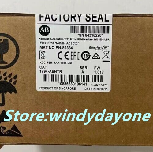 New Factory Sealed AB 1794-AENTR SERA Flex EtherNet/IP Adapter ...