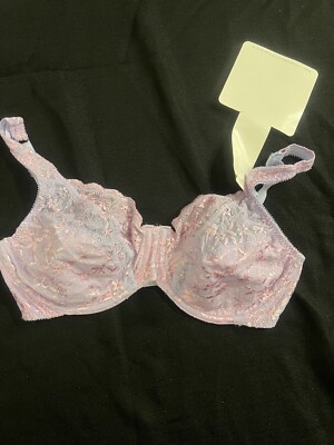 VINTAGE 1990'S PLAYTEX COLLECTION UNDERWIRE BRA PURPLE/PINK TO VIOLET ...