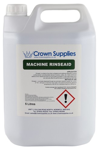 Machine Rinse Aid for Dish and Glass Washing Machines 5 Litre | eBay UK