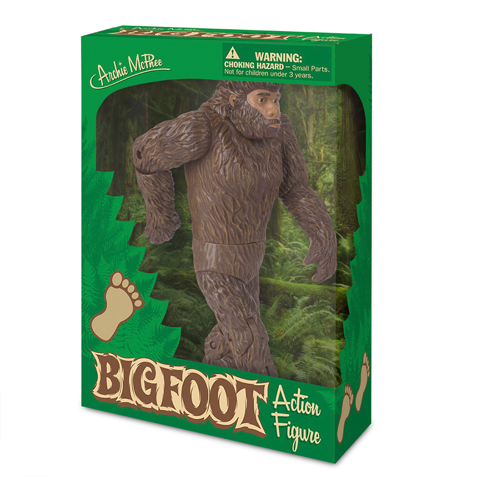 BIGFOOT Action Figure - Sasquatch Legendary Monster Statue Toy - Archie ...