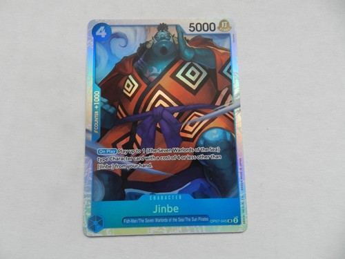 Jinbe OP07-045 SR One Piece trading Card Game ENGLISH | eBay