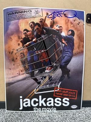 STEVE-O Jackass Forever Movie Actor SIGNED Autographed 11x14 Photo w ...