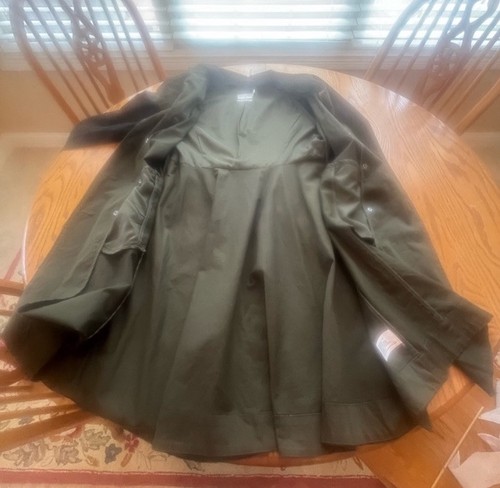 ALTUZARRA Target 20TH Anniversary Olive Green Bustle Back Belted Trench ...