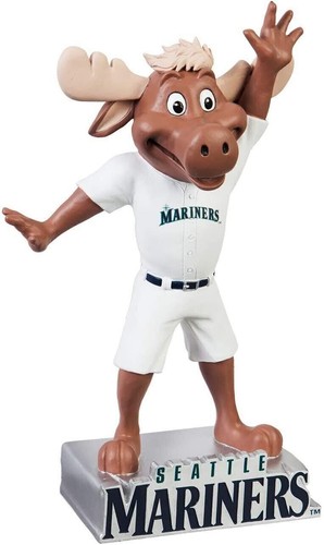 Seattle Mariners Moose 12" Mascot Logo Outdoor Garden Statue Resin ...