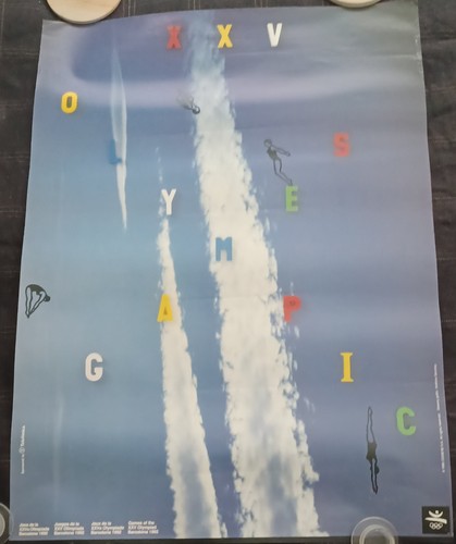 Olympic Poster: 1992 Barcelona Olympic Poster 19.5x27 Telefonica ...