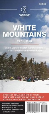 Appalachian Mou AMC White Mountains Trail Map 3-4: Crawford Notch ...
