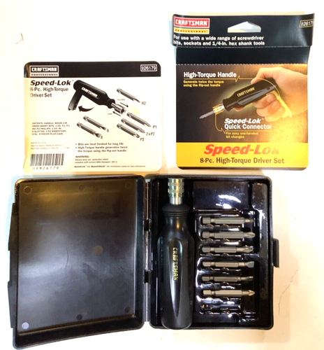 (p) Vintage Craftsman Professional Speed-Lok driver set 9.26179 | eBay