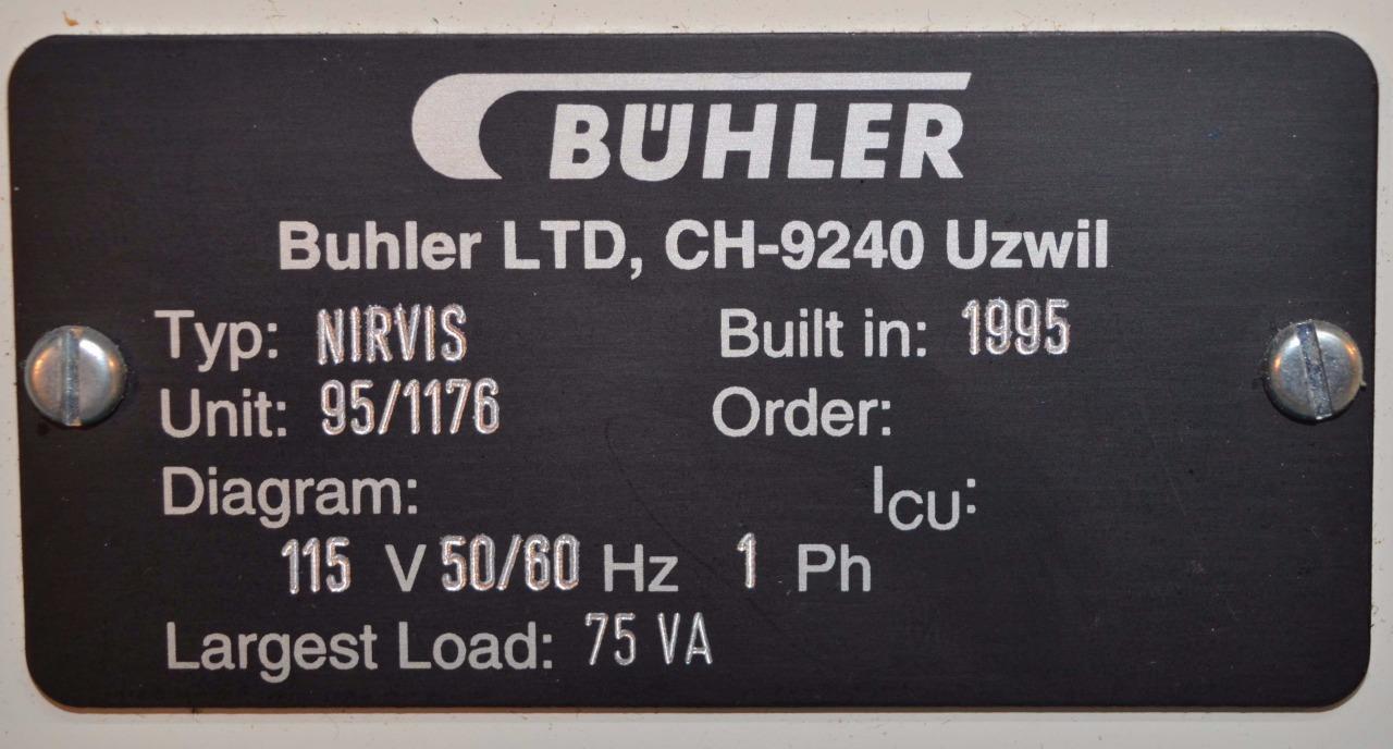 Buhler / Buchi NIRVIS FT NIR Spectrometer ++ | eBay