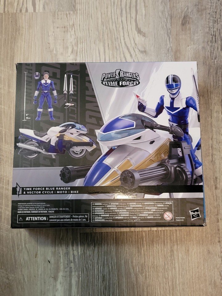 Power Rangers Lightning Collection Time Force Blue Ranger and Vector ...