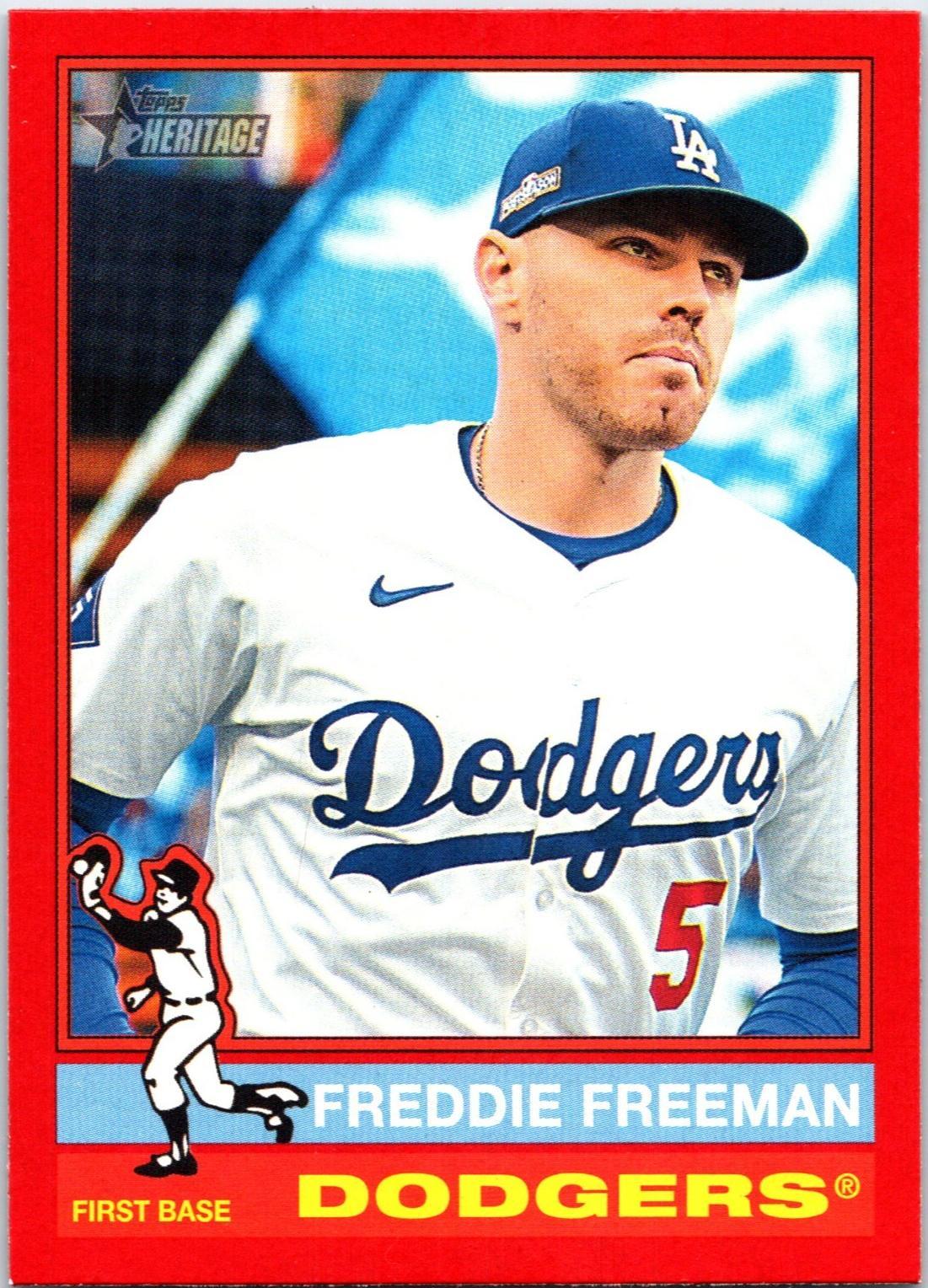 2025 Topps Heritage - Freddie Freeman #206 Red Border for sale online | eBay