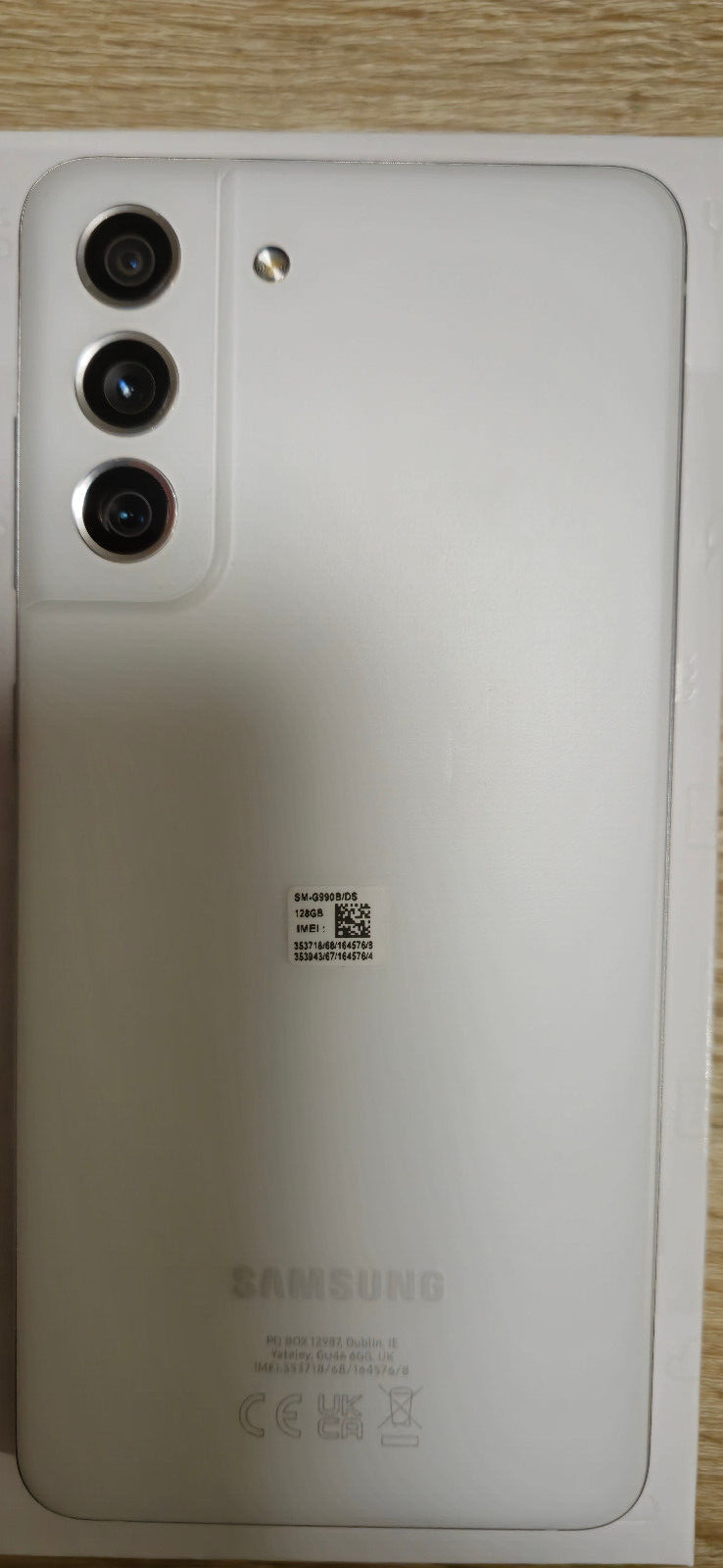 Samsung Galaxy S21 FE 5G SM-G990B/DS - 128GB - Weiß (Ohne Simlock ...