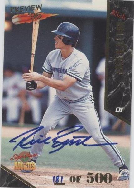 1995 Signature Rookies Old Judge - Preview '95 Rich Butler #8 ...