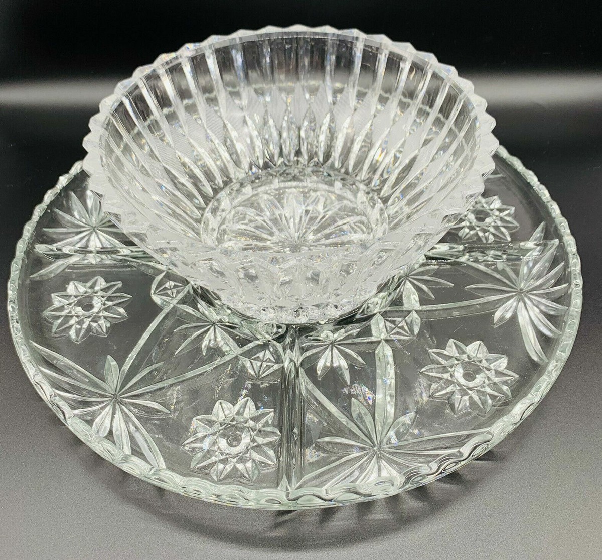 Princess Crystal Glassware Ordurve Tray Amazon.com: Mirror Crystal