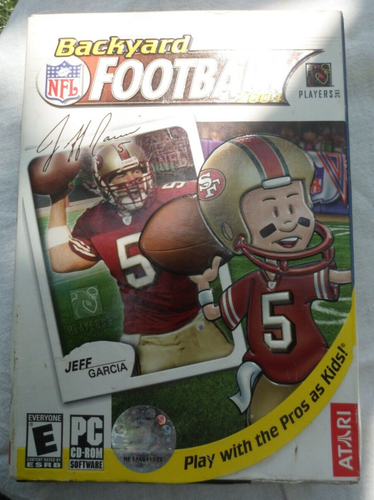 Backyard Football NFL 2004 PC CD ROM Atari Video Game New Sealed Box ...