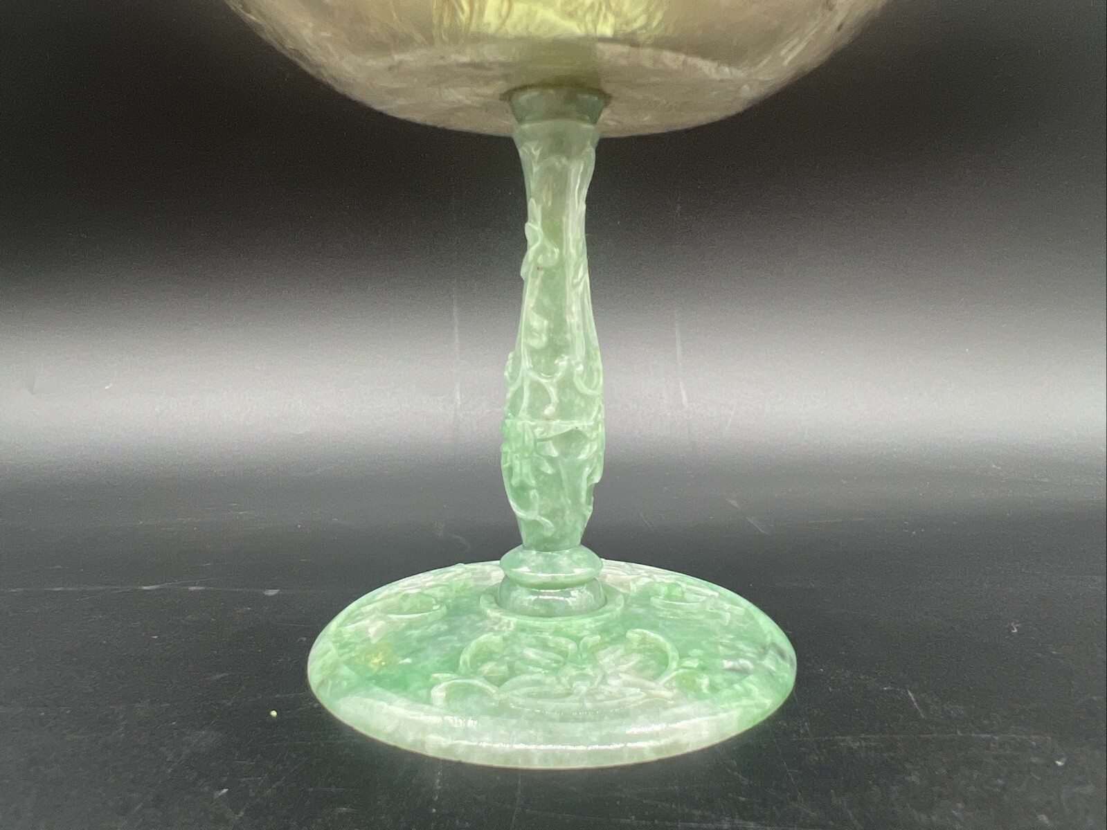 Gorham Sterling Silver Compote A4580 W/ Carved Jade Base | eBay
