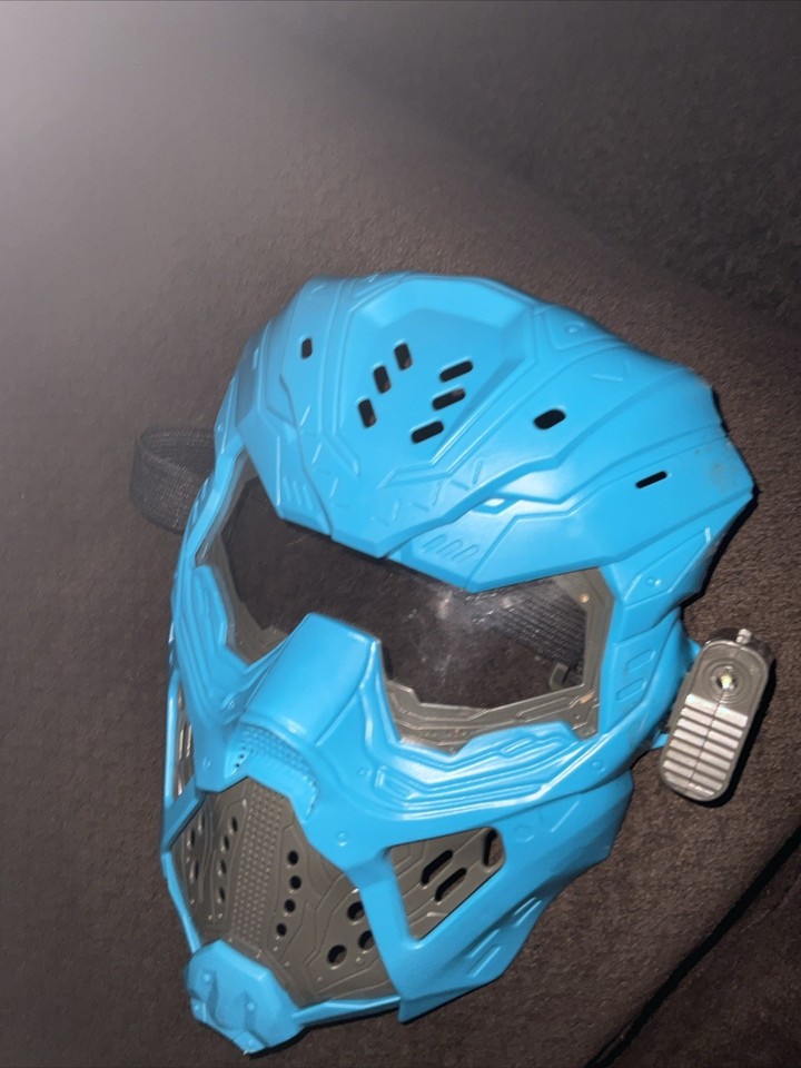 Halloween Hero Combat Mask, Hard Plastic, Child Size Adjustable w/LED ...