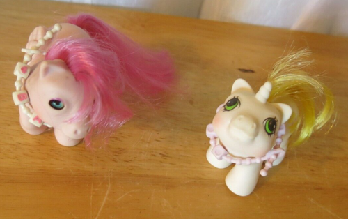 Vintage My Little Pony Lot G1 BBE Baby Heart Throb and Newborn Rattles ...