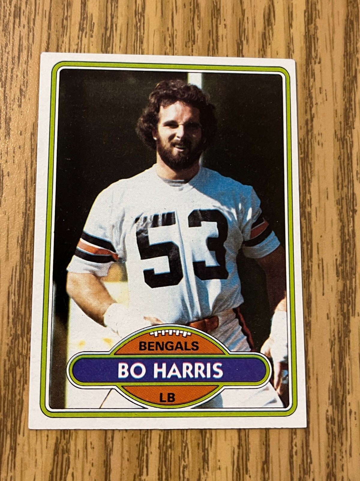 1980 Topps Bo Harris Cincinnati Bengals #524 - C2 | eBay